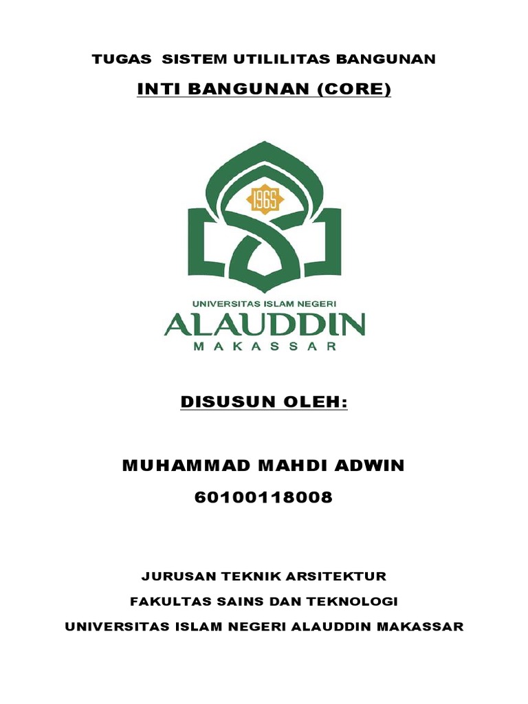 Inti Bangunan (Core) | PDF