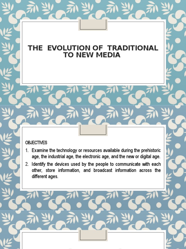 Evolution of Media Through Ages | PDF