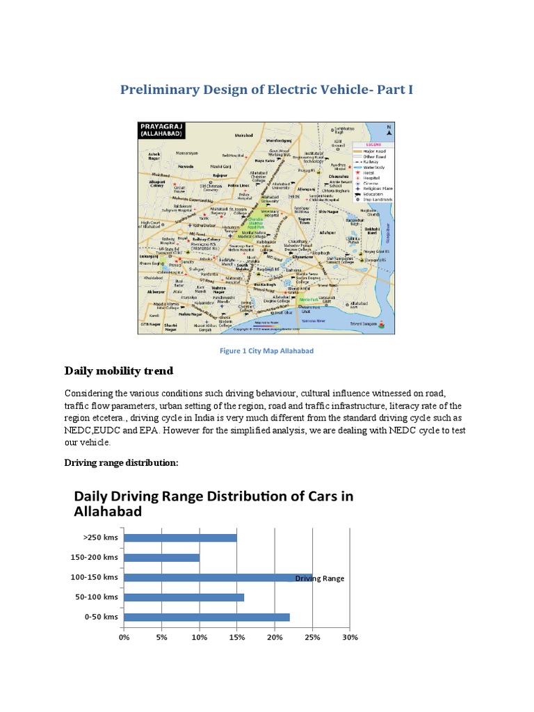 Preliminary Design of Electric Vehicle-Part I: Daily Driving Range ...