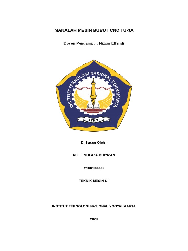 Makalah Mesin CNC Tu3a | PDF