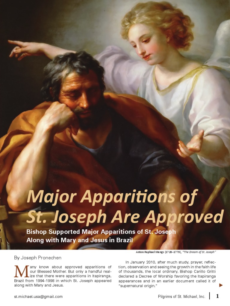 Major Apparitions of St. Joseph Are Approved | PDF | Saint Joseph ...
