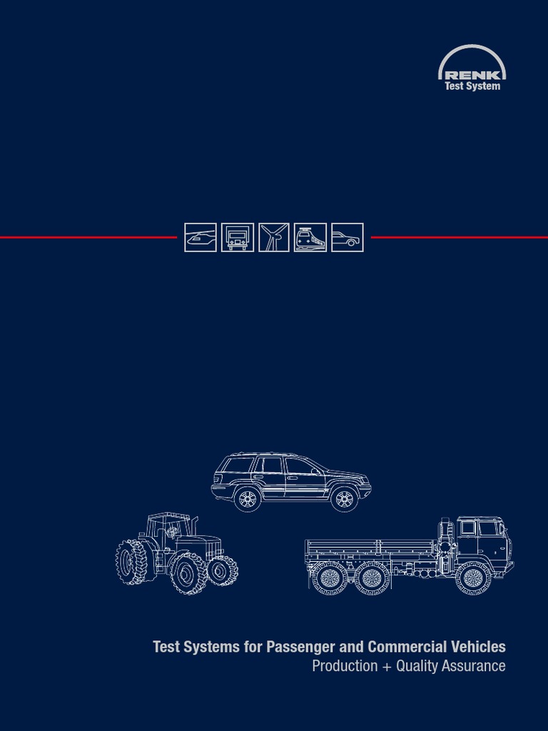 RENK Test Systems for Vehicle Quality | PDF | Transmission (Mechanics ...