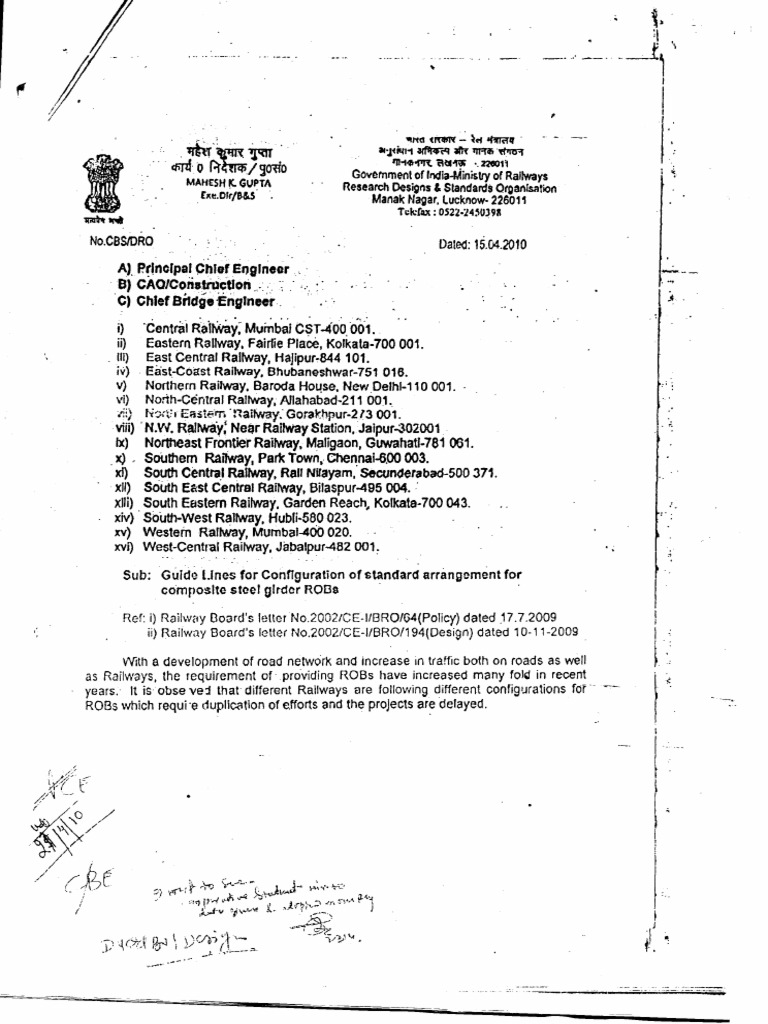 Railway Circular | PDF