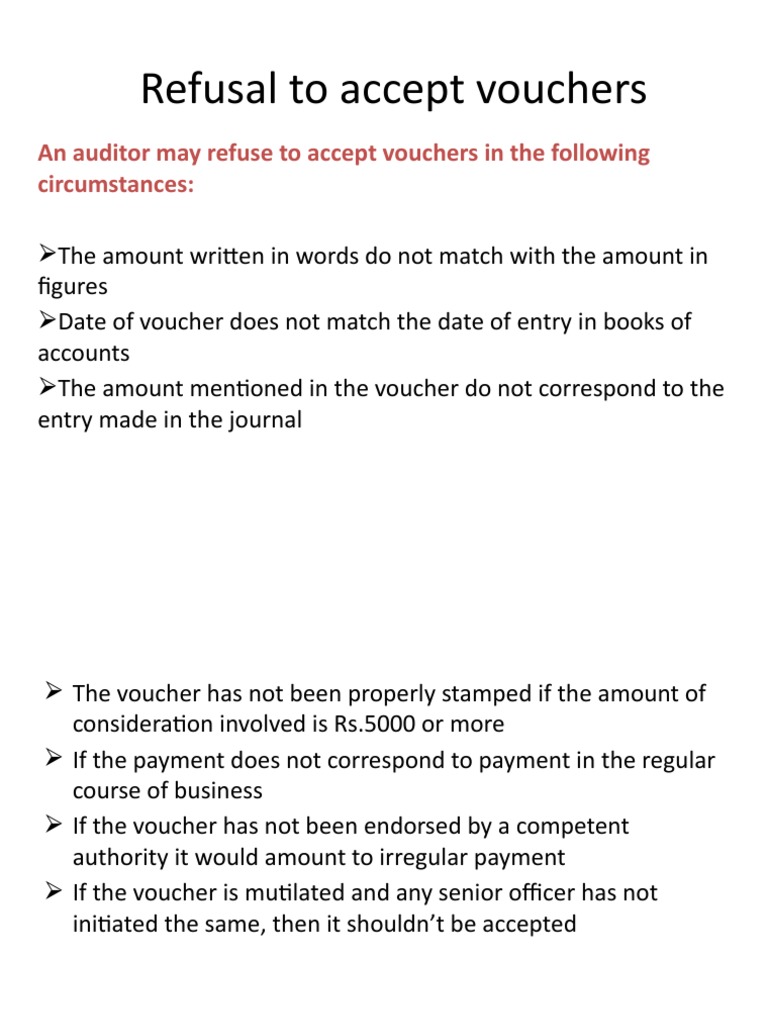 AUDIT | PDF | Cheque | Voucher