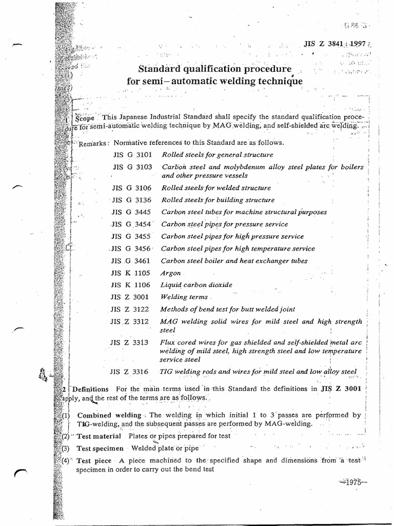 Jis Z 3841-1997 | PDF