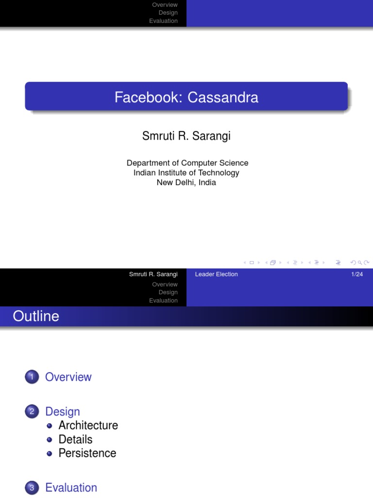 Cassandra Pdf Download Free Pdf Database Index File System