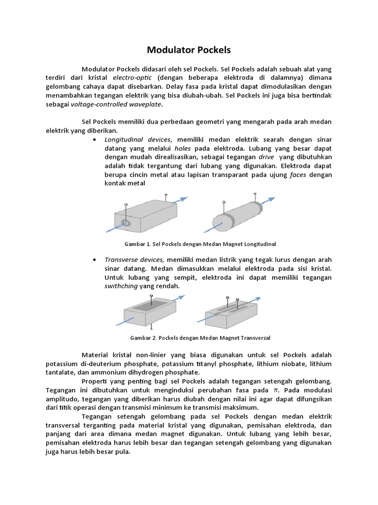 Modulator Pockels | PDF