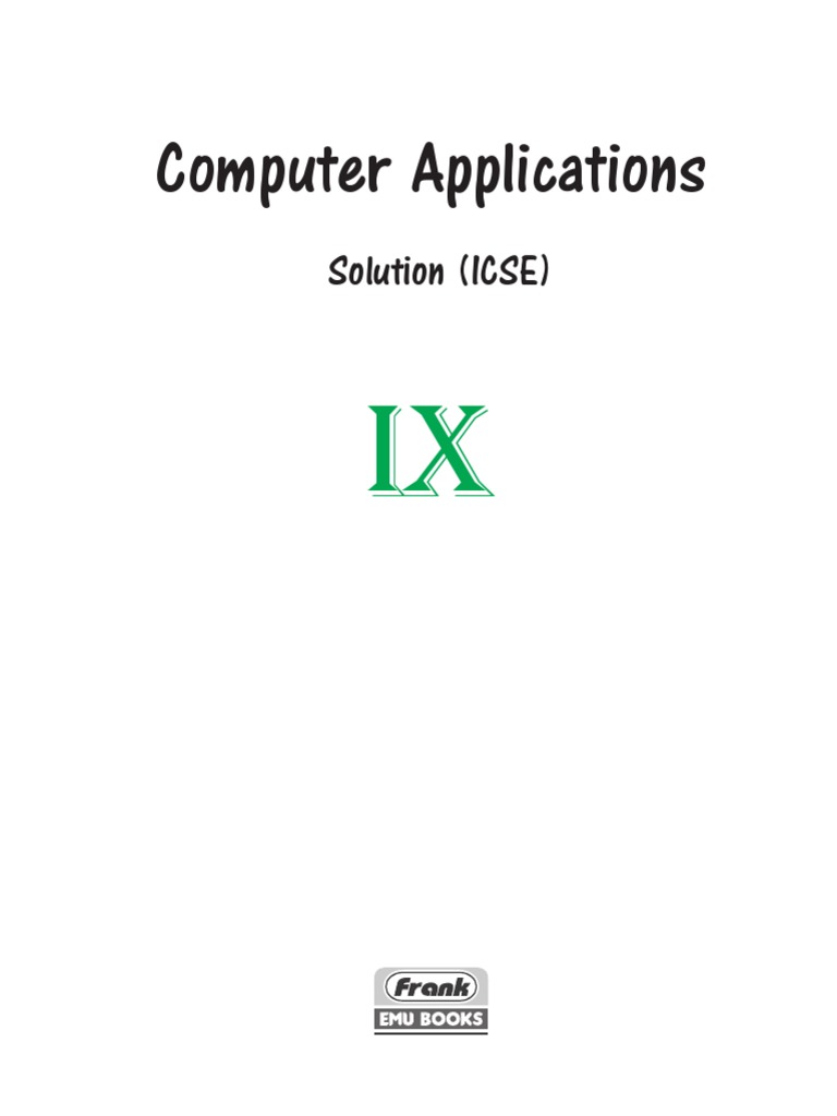 1537177499-0llcomputer Applications ICSE 9th Answer PDF | Download Free ...