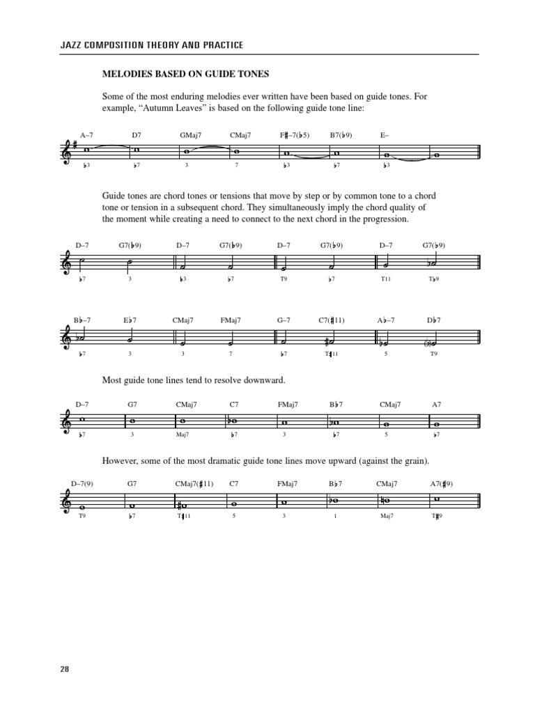 Guide Tones - Counter Melody | PDF | Chord (Music) | Classical Music