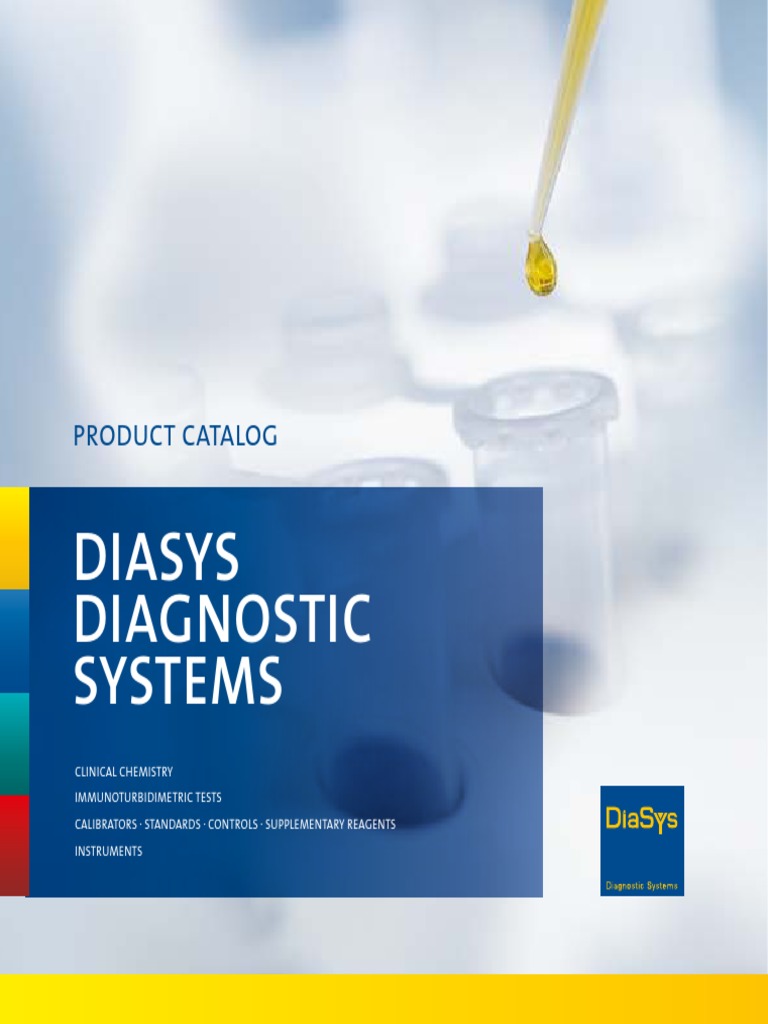 Diasys Diagnostic Systems: Product Catalog | PDF | Creatinine | Glucose