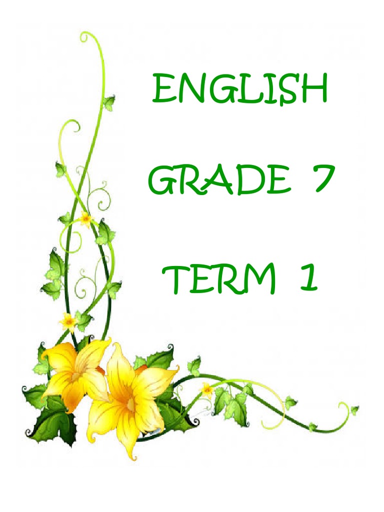 GRD 7 English T1 2020 Approved PDF | PDF | Poetry | Noun