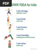 Free Printable Yoga Cards for Kids | PDF | Yoga | Asana
