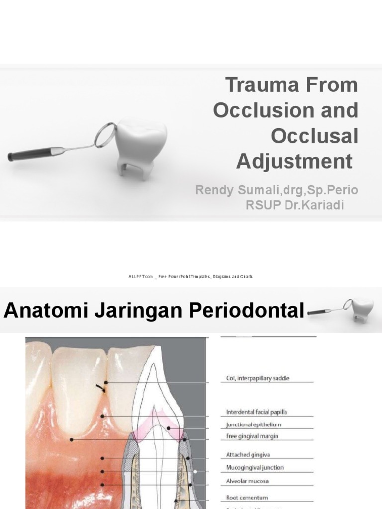 Trauma Oklusi: Definisi, Etiologi, dan Penanganan | PDF