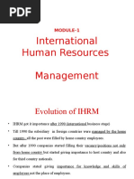 Unit - 1 Morgan'S Model To Define Ihrm | PDF | Human Resource Management | Globalization