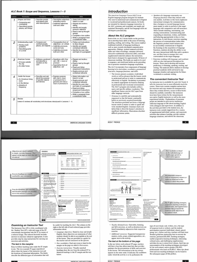 DLIELC ALC Book 7 Instructor Text PDF | PDF