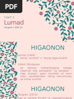Higaonon | PDF