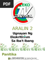 ARALIN 7 ANG EKO TULA EKO AWIT EKO PELIKULA AT MGA BATAS - Docx-1 | PDF