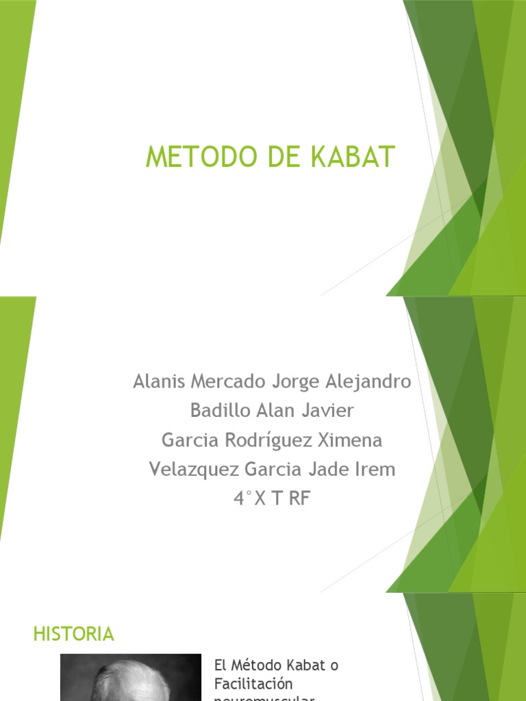 9.metodo de Kabat | PDF | Contracción muscular | Músculo