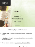 Science Form 1 - Chapter 2 | PDF | Human Body | Vacuole