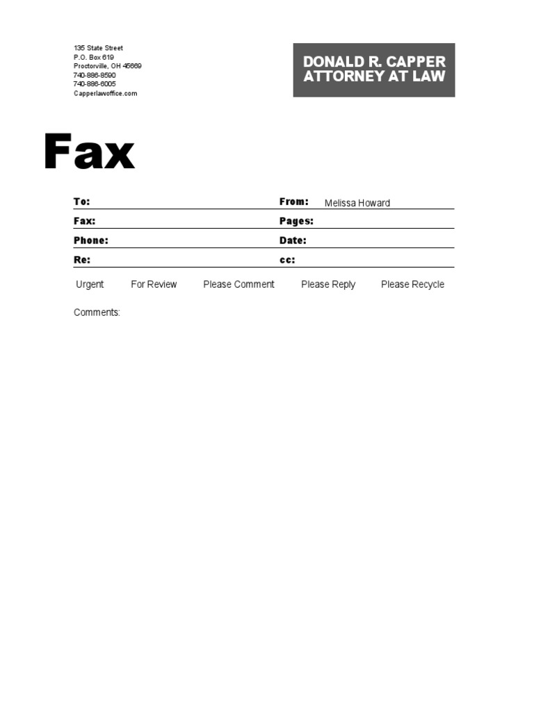 Donald R. Capper Attorney at Law | PDF