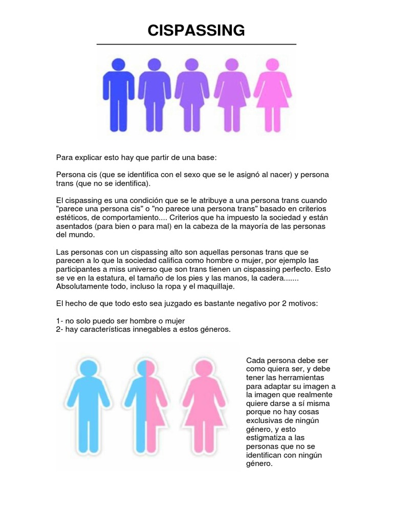 El Impacto del Cispassing en Personas Trans | PDF | Transgénero ...