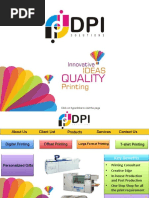 Printing Press Company Profile Template | PDF