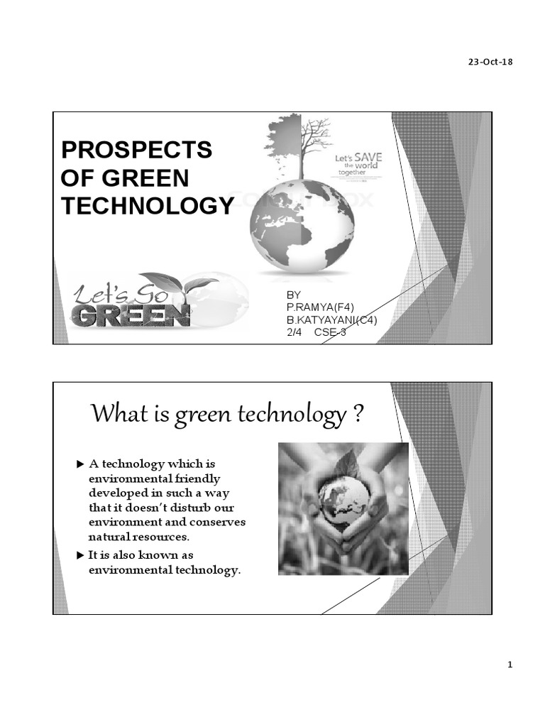 What Is Green Technology ? | PDF | Green Building | Sustainable Energy
