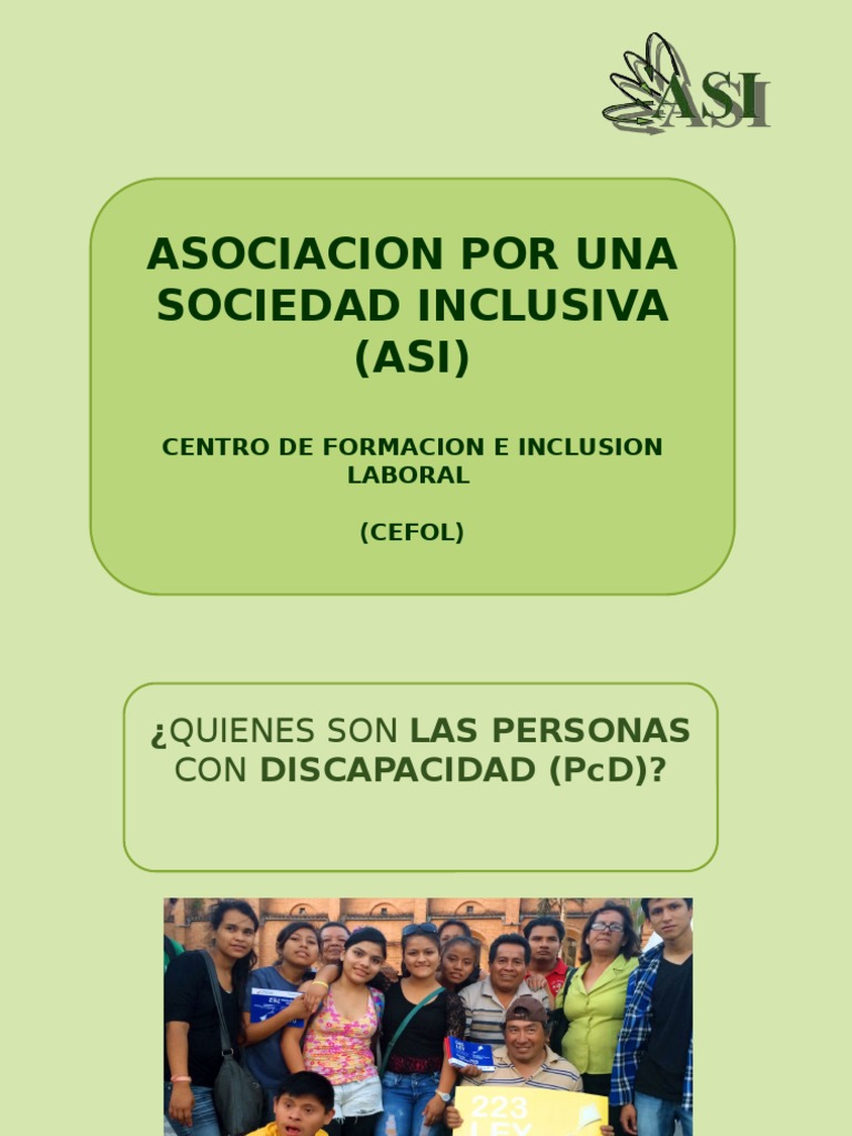 Presentación CEFOL - Ultimo | PDF | Invalidez | Responsabilidad social ...