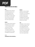 Letra de Himno A Chiapas | PDF