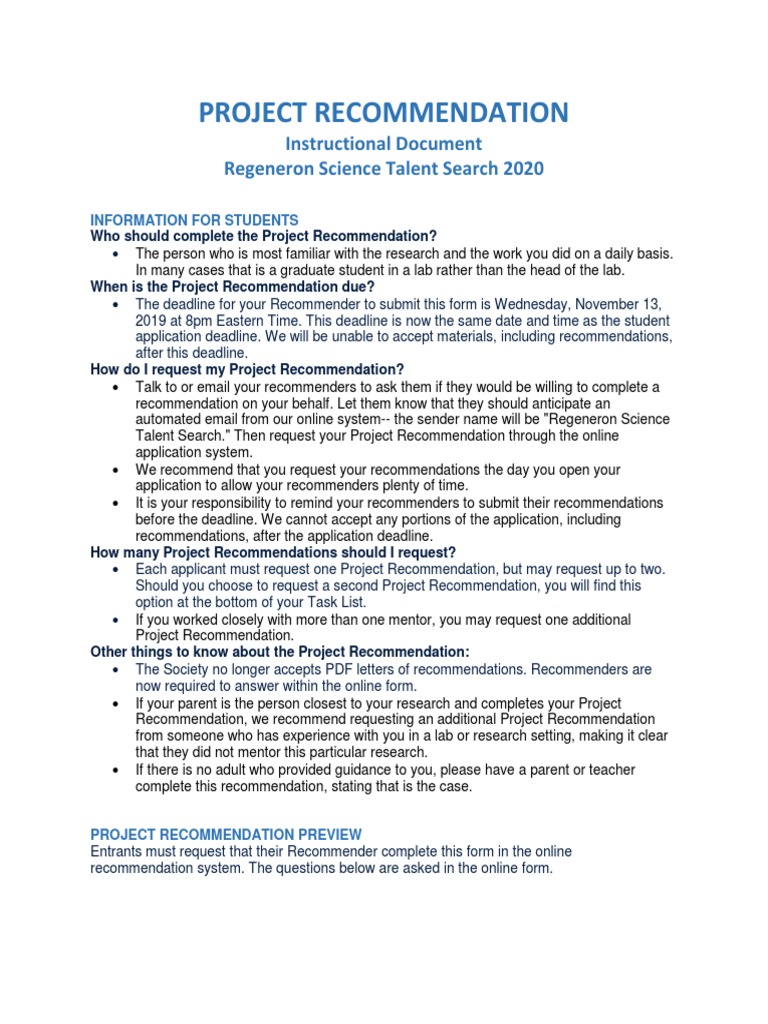 Project Recommendation PDF | PDF | Inquiry | Psychological Concepts