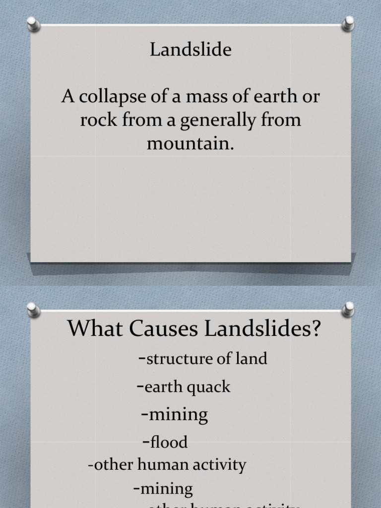 Understanding Landslides: Causes, Prevention Methods, and Safety ...