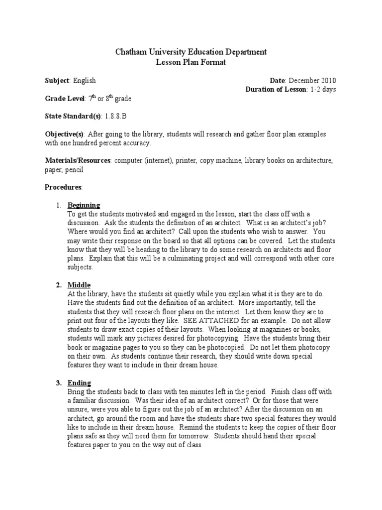 Interdisciplinary Unit Plan | PDF | Lesson Plan | Libraries