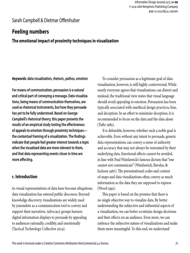 Emotional Impact of Proximity Techniques in Visualization | PDF ...
