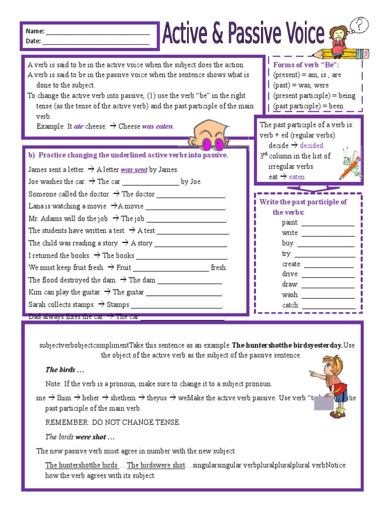 Ate Was Eaten: Forms of Verb "Be" | PDF | Verb | Subject (Grammar)