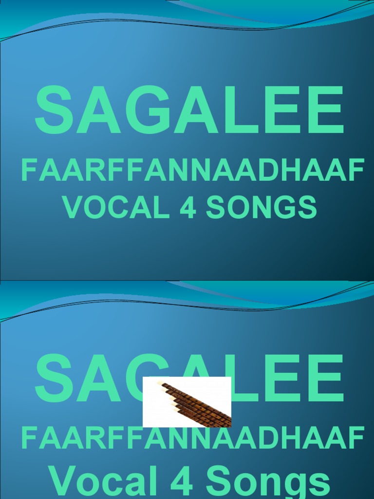 Sagalee Faarfannaaf Qopheessuu | PDF