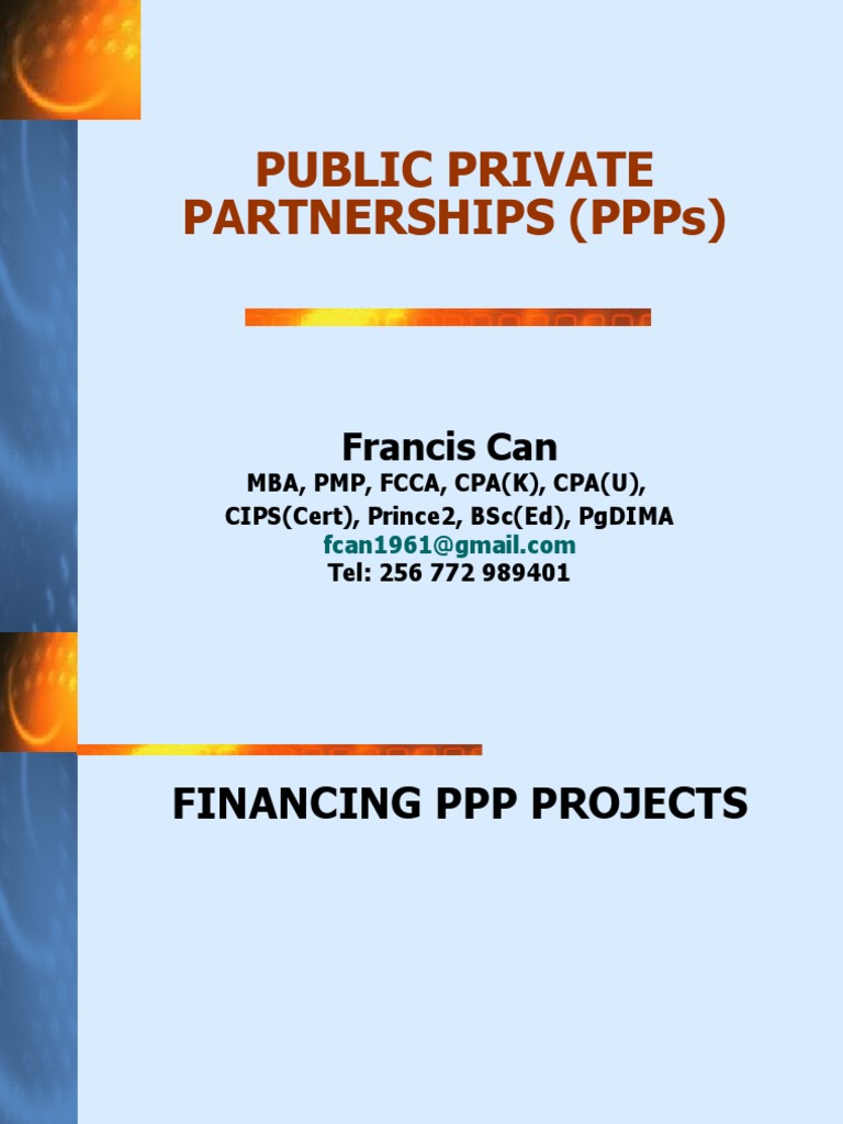 Financing PPP Projects | PDF | Cost Of Capital | Debt