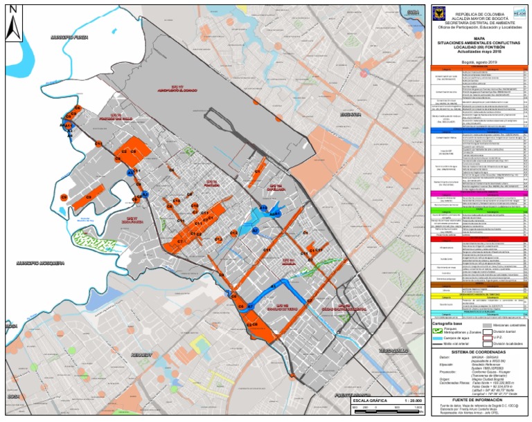 Mapa de Fontibón | PDF | Colombia