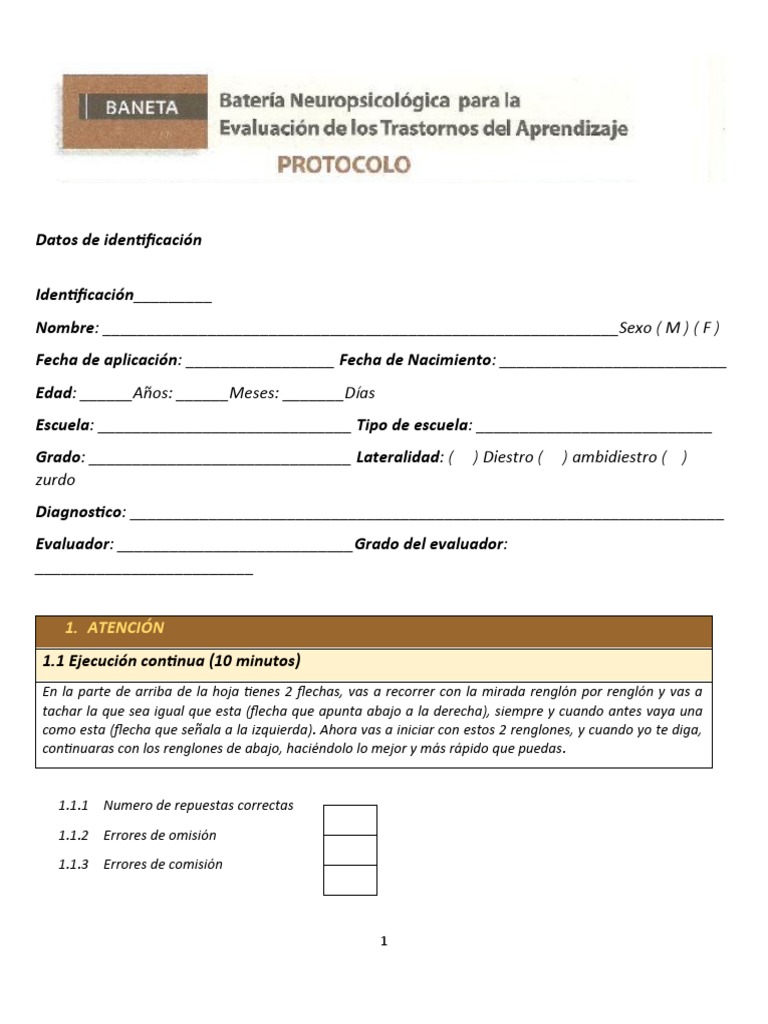 Protocolo Baneta Word | PDF | Naturaleza