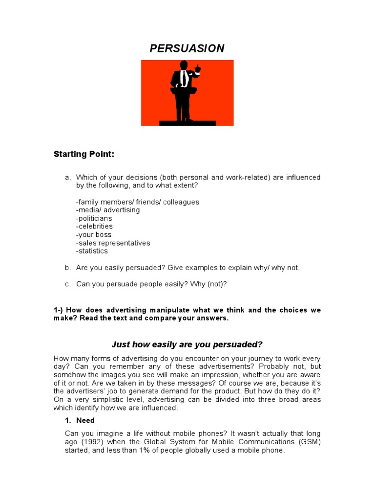 Just how easily are you persuaded | PDF | Persuasion | Advertising