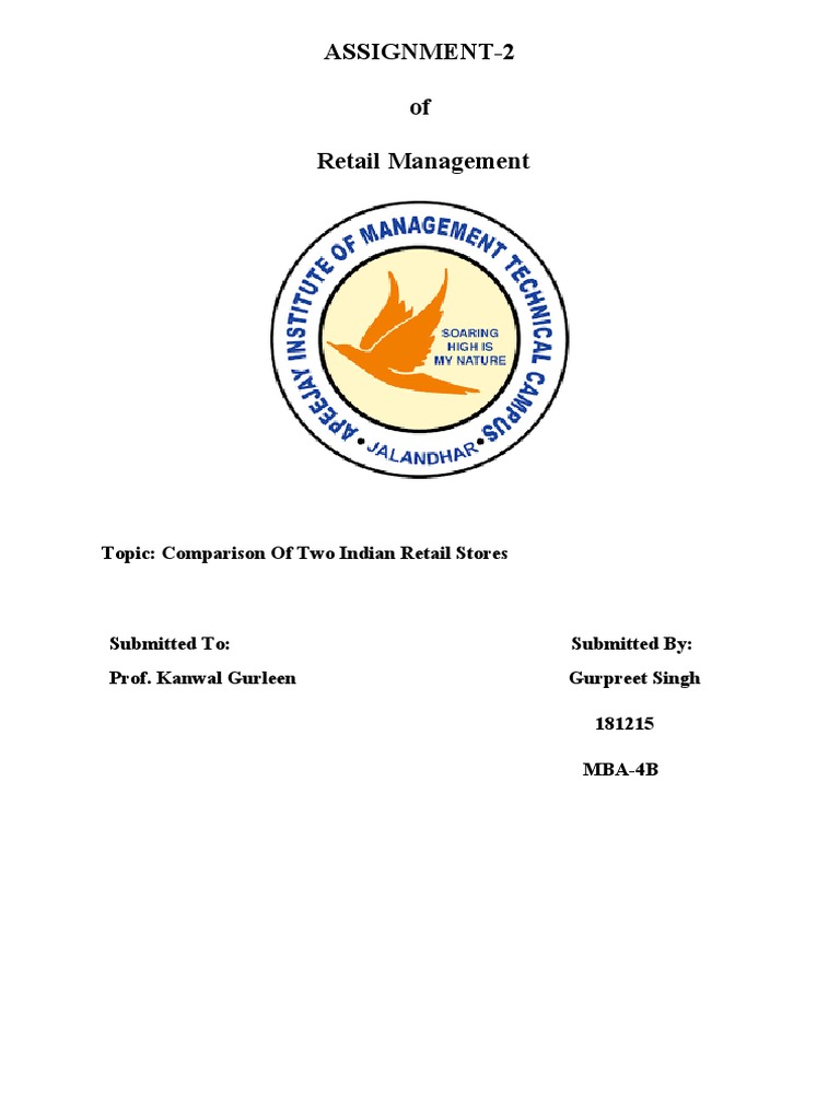 Introduction To Reliance Retail | PDF | Retail | Retailing