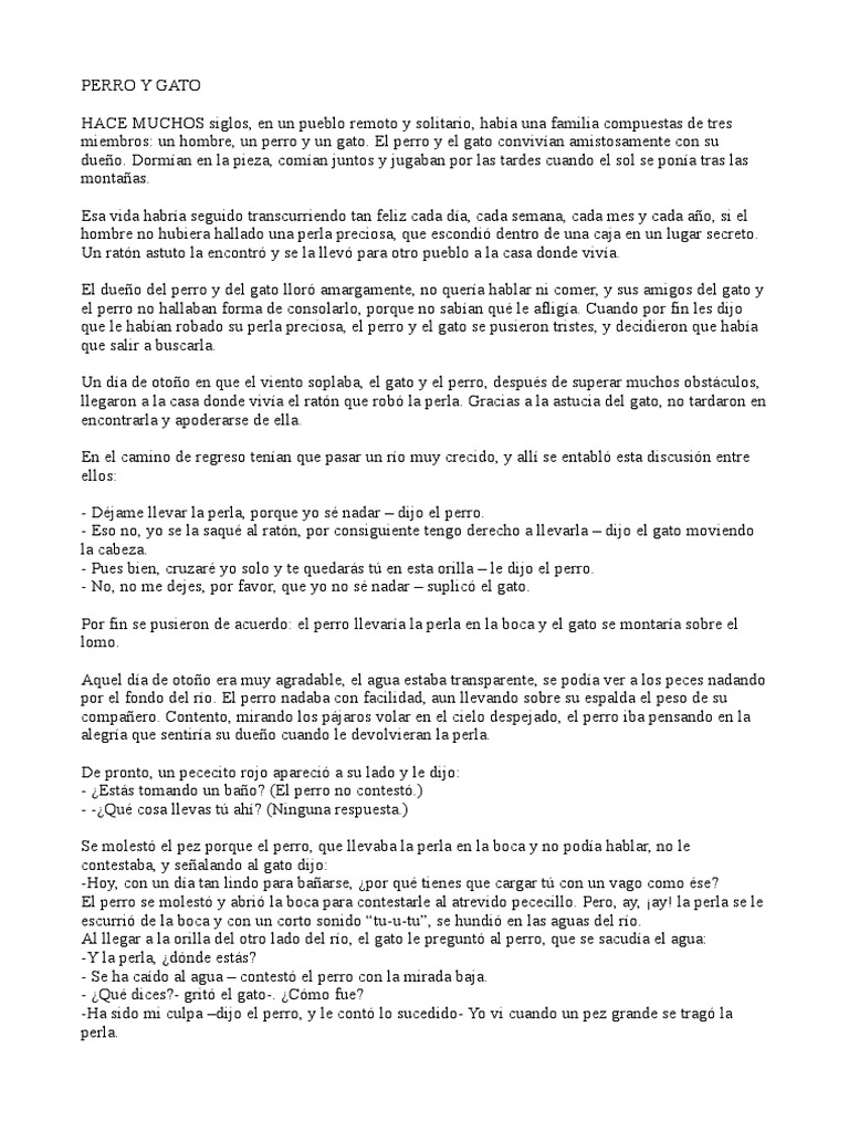 El Perro y El Gato | PDF | Gatos