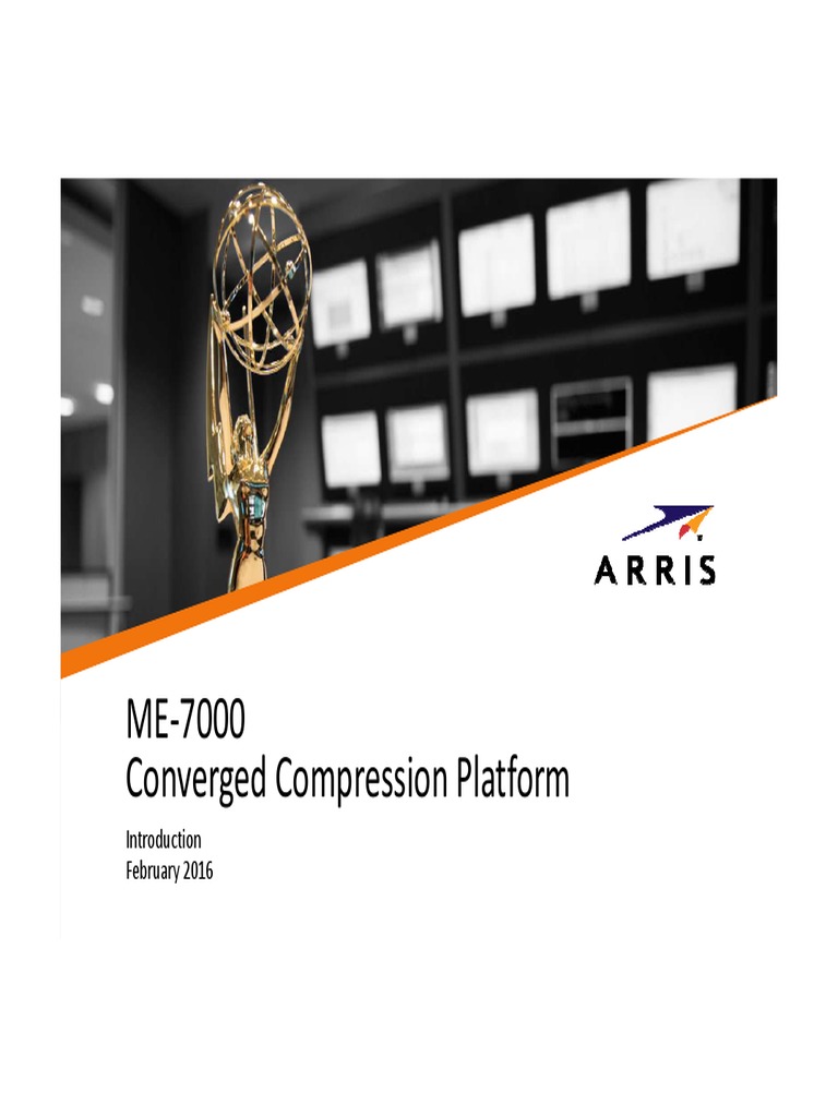 ME-7000 Converged Compression Platform: February 2016 | PDF | High ...