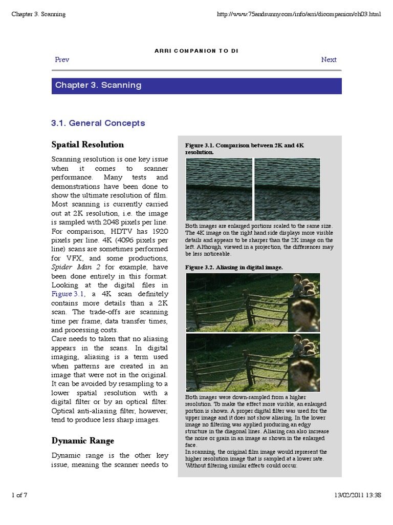 Spatial Resolution: Chapter 3. Scanning | PDF | Image Scanner | Image ...