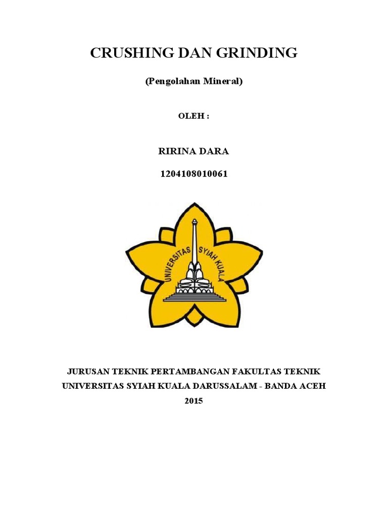 Proses Crushing dalam Pengolahan Mineral | PDF
