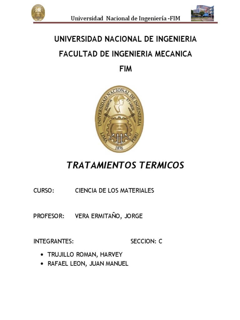 Tratamiento Termico | PDF | Tratamiento a base de calor | Acero