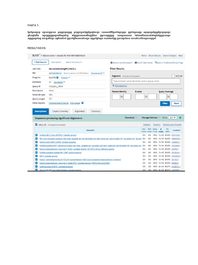 Fasta 1 | PDF | Ribosomal Rna | Nucleic Acids