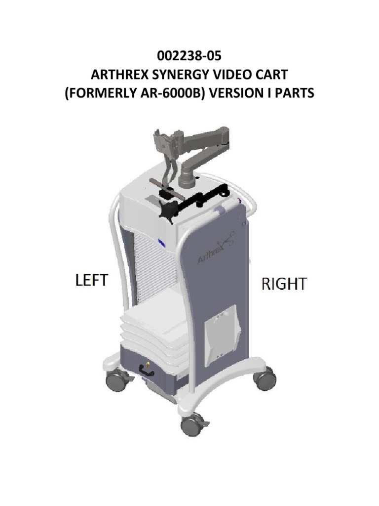 Arthrex Synergy Video Cart | PDF | Manufactured Goods | Electronics