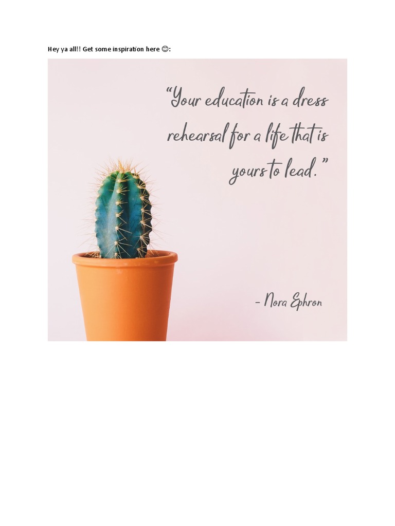 Hey Ya All!! Get Some Inspiration Here | PDF