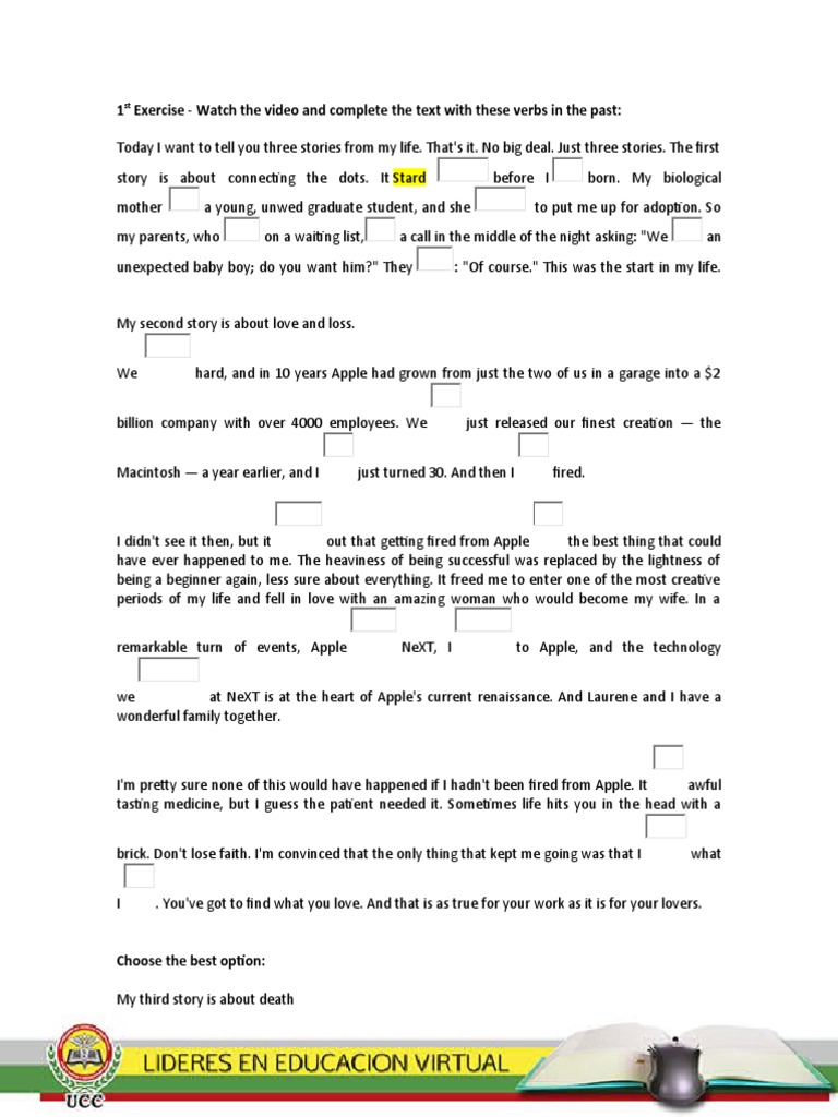 Listening Simple Past | PDF | Apple Inc.