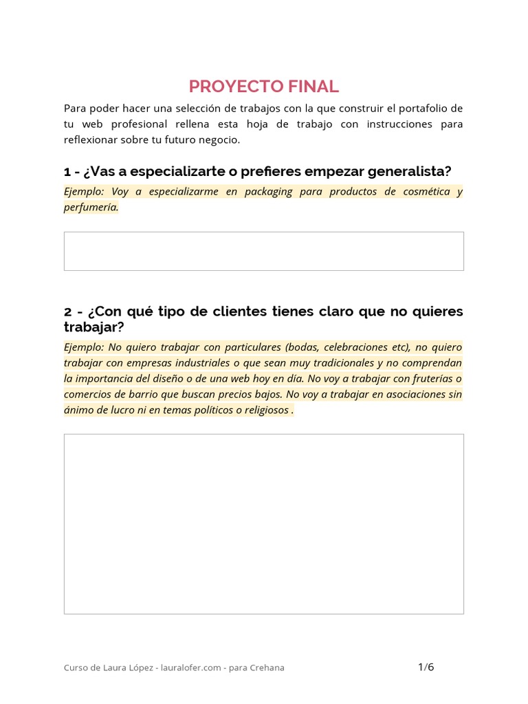 Construye tu Portafolio Profesional | PDF | Marketing | Negocios (general)